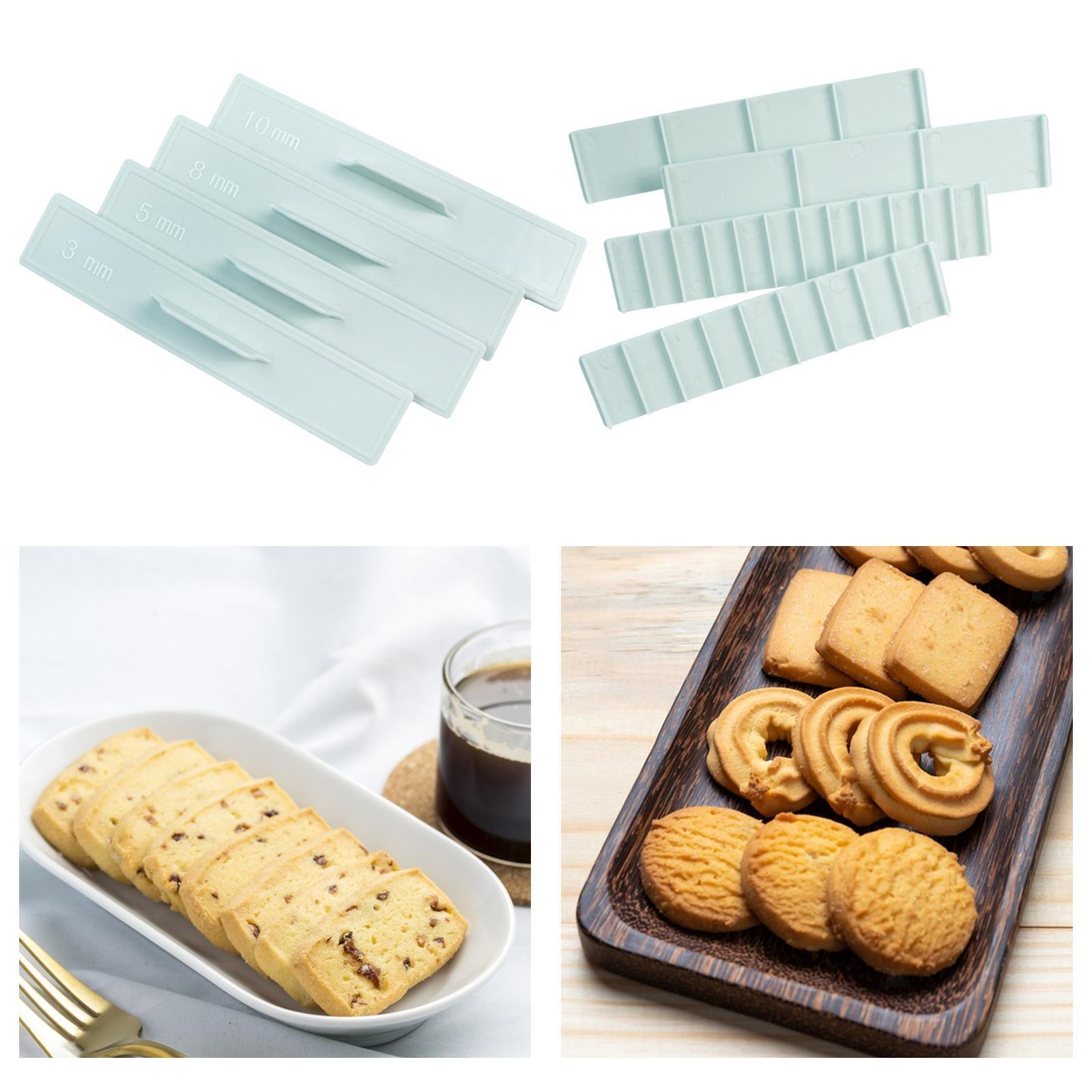 8 Pieces Cake Baking Measure Biscuit Cake Ruler Multipurpose Cookie ...
