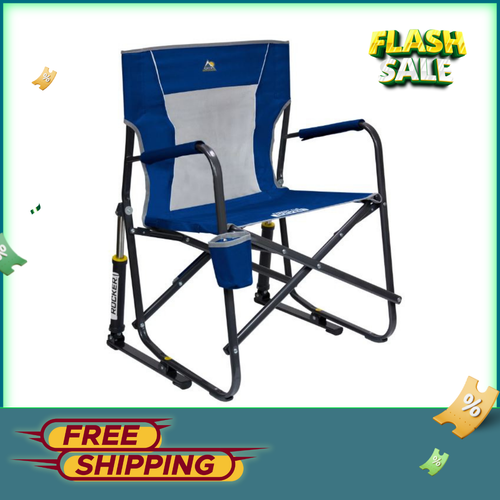 [HOT SALE] GCI Outdoor Freestyle Rocker Mesh Chair - Royal Blue | eBay