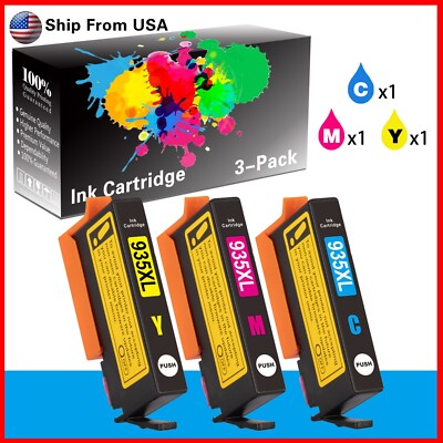 3PK 935XL Ink Cartridge for OfficeJet 6220 Printer | eBay