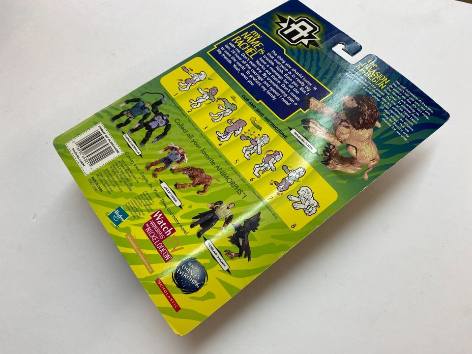 1998 Transformers Animorphs Rachel Lion Action Figure Hasbro on Card ...