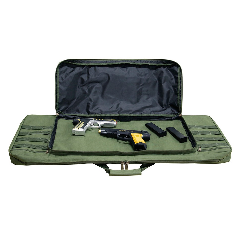 36" Tactical Double Rifle Bag Gun Range Padded Soft Carbine Backpack ...