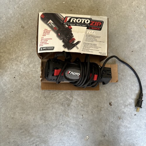 Bosch RotoZip RZ1 5 Amp 30,000 RPM 1/4" Collet Rotary Tool Spiral Saw ...