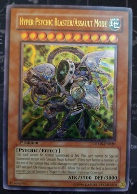 Hyper Psychic Blaster/Assault Mode CRMS-EN020 Ultimate Rare 1st Ed ...