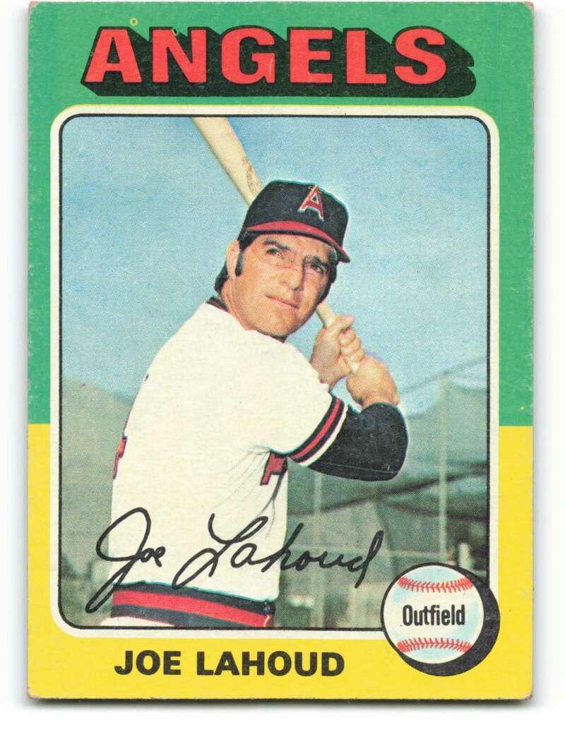 1975 Topps #317 Joe Lahoud EX Excellent Angels | eBay