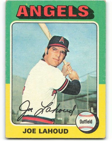 1975 Topps #317 Joe Lahoud EX Excellent Angels | eBay