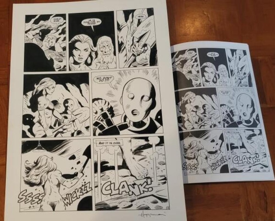 TIGRESS TALES #2 Original Mike Hoffman art, Page #13, Signed, published ...