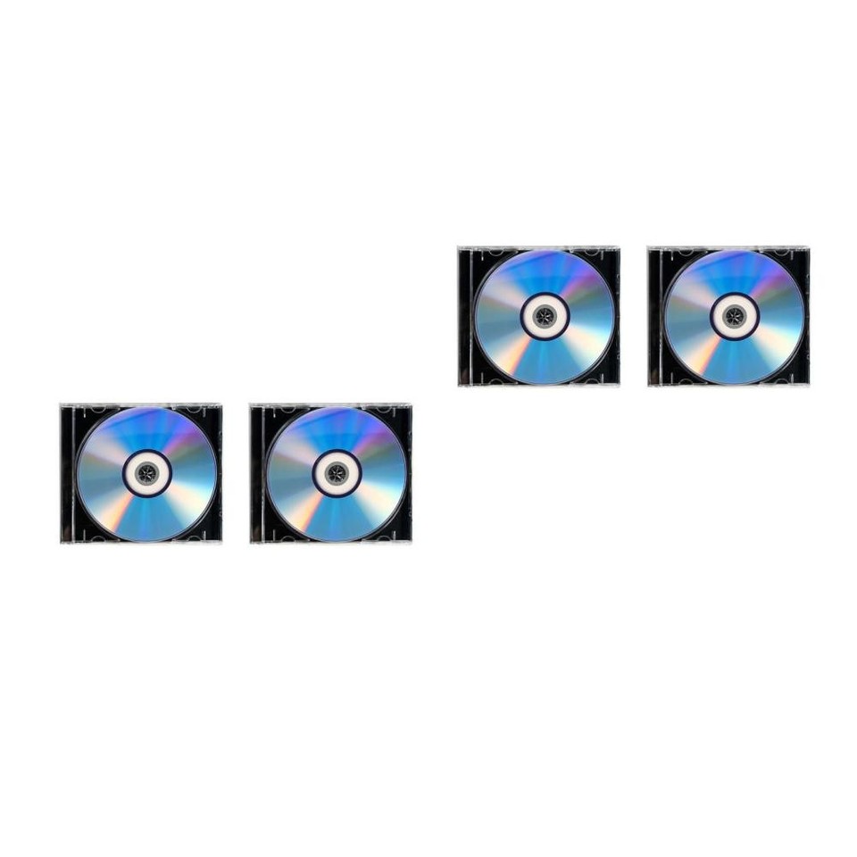 2 Sets Recordable Compact Disc Blank Audio Cd Cd-r Discs Writable Music ...