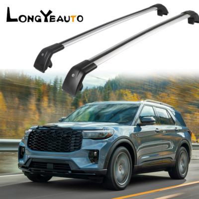Crossbar Fits For Ford Explorer 2011-2019 Cross Bar Roof Rack silver ...
