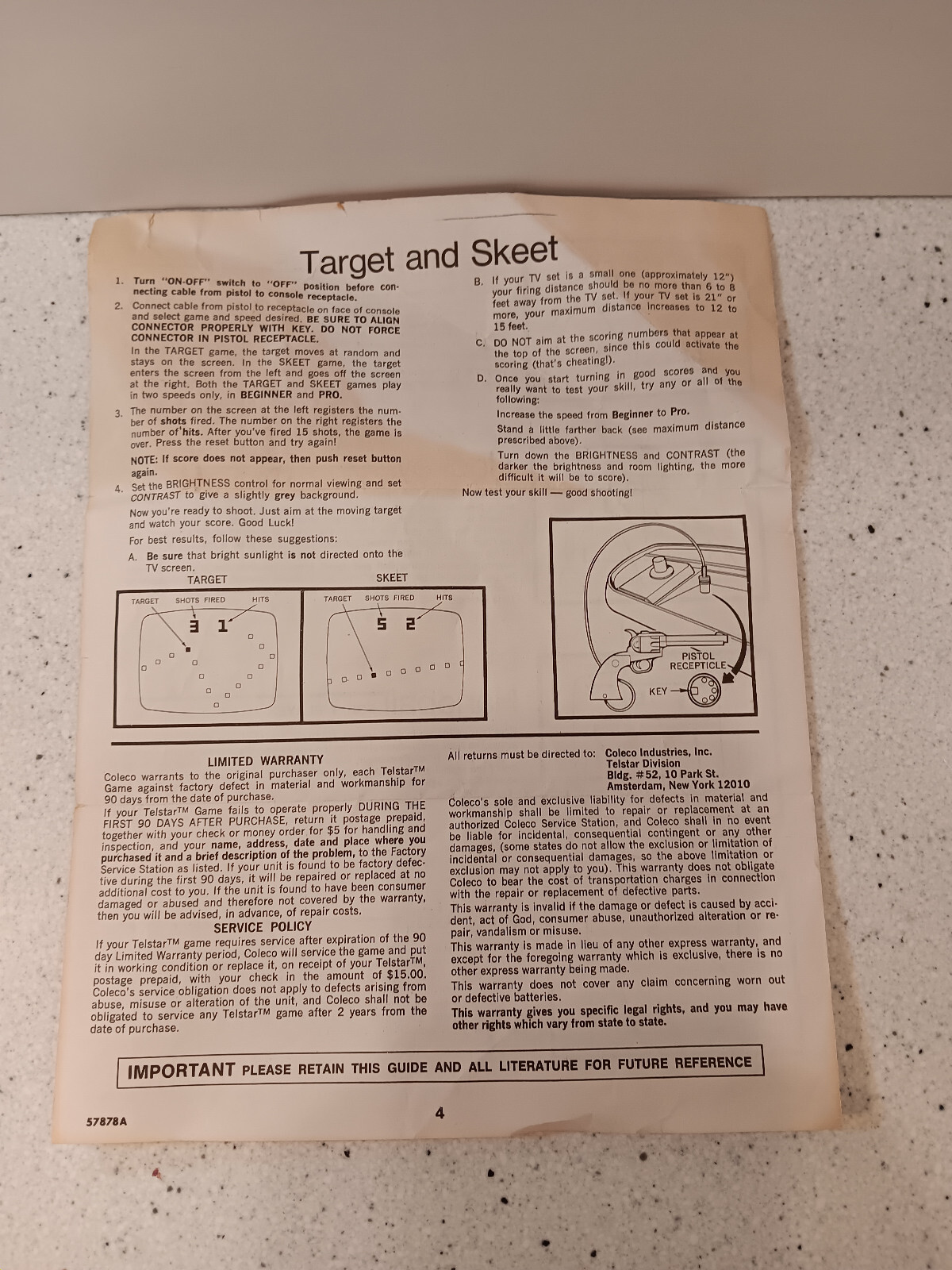 Vintage 1977 Coleco Telstar Ranger TV Video Game System | eBay