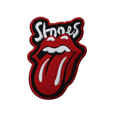 The Rolling Stones Red Tongue Embroidered Iron On Patch 81-F | eBay