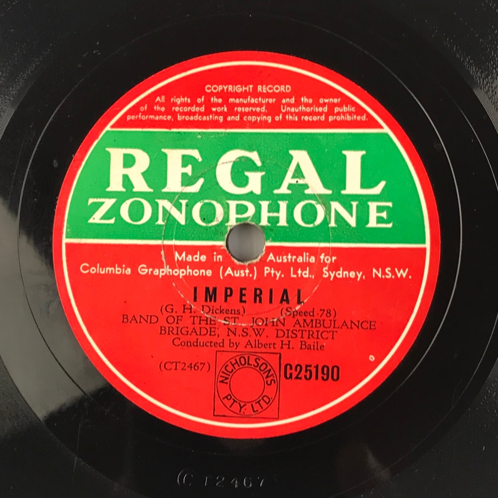 Vintage Shellac 78 Record Regal Zonophone (Imperial) | eBay