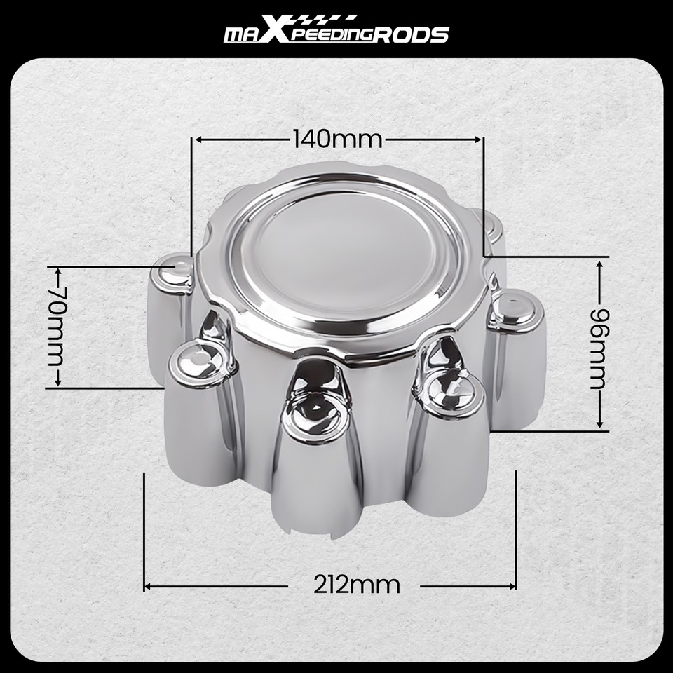 Wheel Center Hub Caps 8 Lug for Ford F250 F350 Super Duty 1999-2005 ...