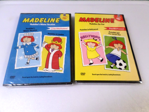 LOT OF 2 - MADELINE - (DVDS, 2002) - MADELINE'S WINTER VACATION &THE ...