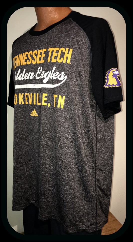 TENNESSEE TECH GOLDEN EAGLES ADIDAS ULTIMATE TSHIRT ADULT XXLARGE NEW ...