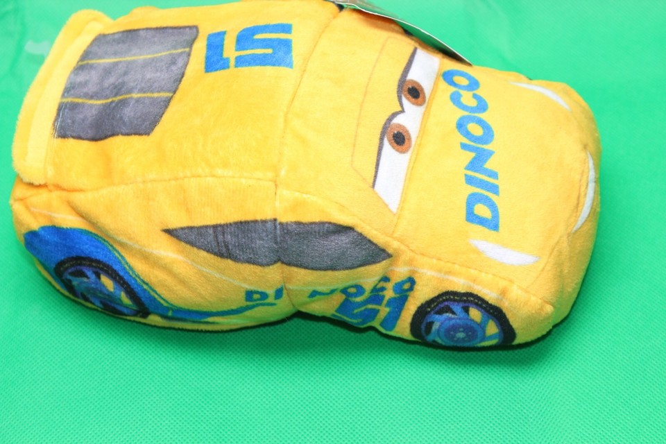 Disney Cars Red Lightning Mcqueen Yellow 51 Dinoco Stuffed Flip a Zoo ...