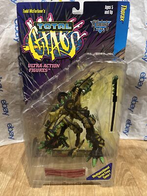 Total Chaos Thorax Action Figure 1996 McFarlane Toys New on Sealed Card ...