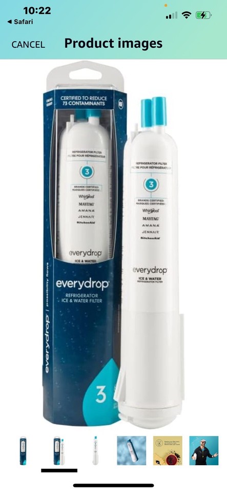 Everydrop Filter #3 Ice & Water Refrigerator-6 Month Filter-New | eBay