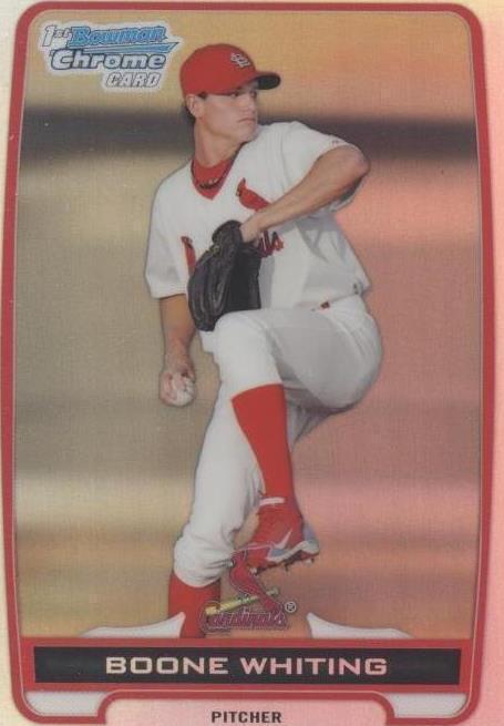 2012 Bowman - Chrome Prospects Boone Whiting #BCP48 Refractor /500 (RC ...