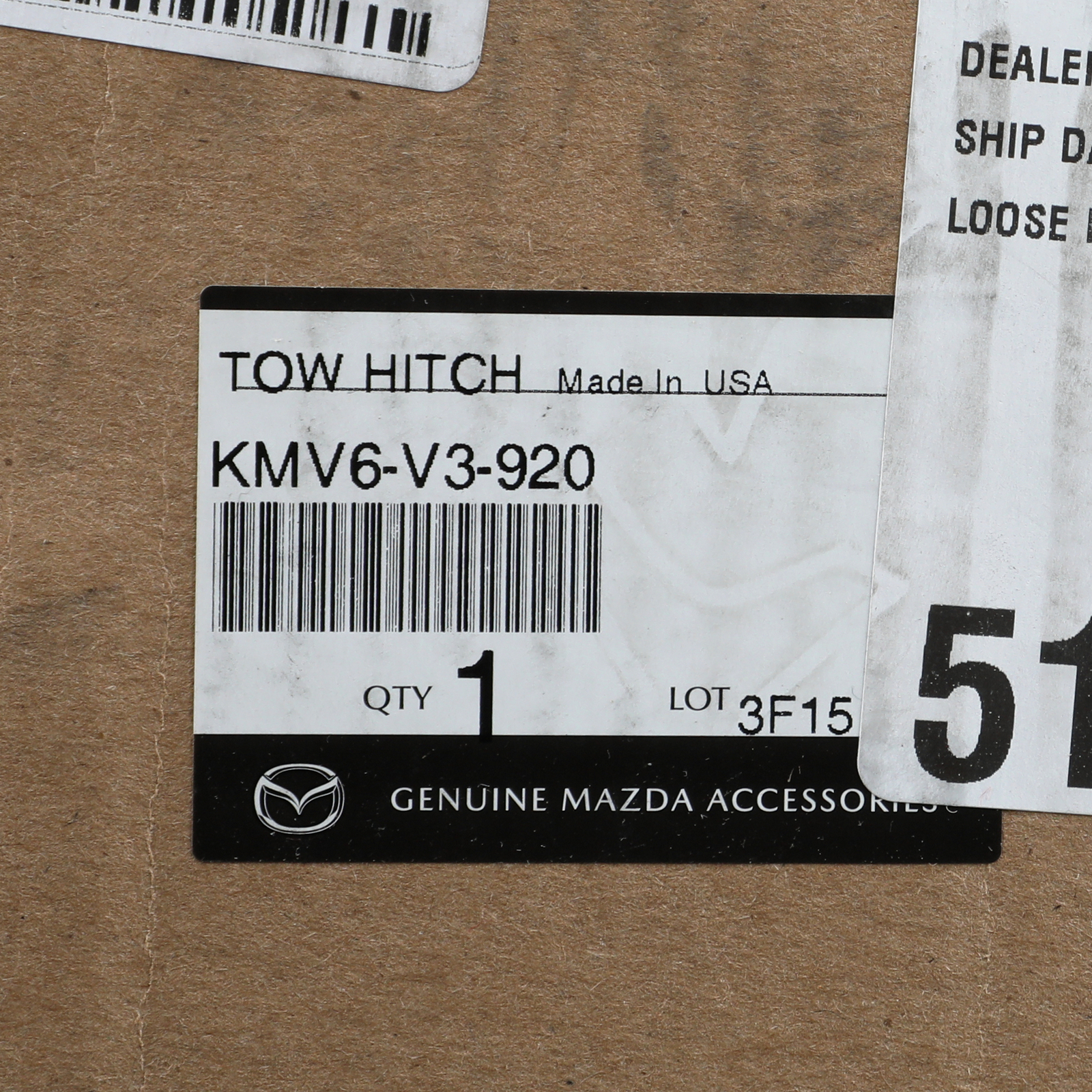 NEW OE GENUINE Mazda 2024 CX-90 Trailer Tow Hitch Receiver Mount Kit ...