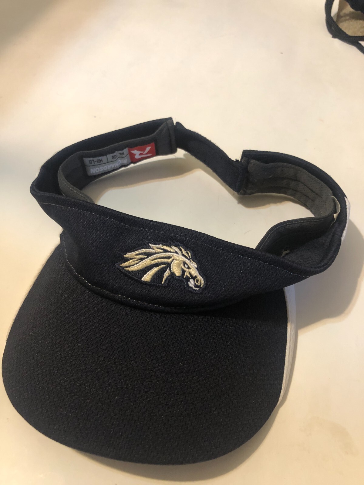 NFL Denver Broncos Game Day Blue Silver Adjustable Visor Richardson | eBay