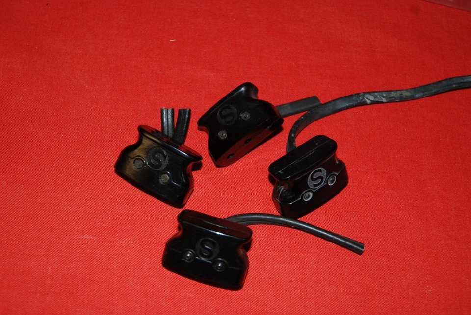 VINTAGE SINGER FEATHERWEIGHT 221 222 15-91 3 PRONG BAKELITE TERMINAL ...