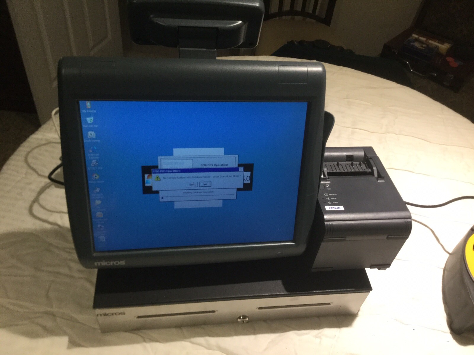 Micros Complete 3700 POS System W/ Printer And Scale 2 Sets Available ...