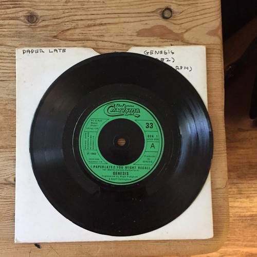 Genesis - Paperlate 7” Vinyl | eBay