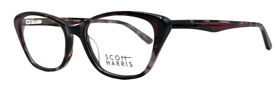 SCOTT HARRIS - SH-606 C2 52/16/135 - GREY DEMI / WINE - NEW Authentic ...