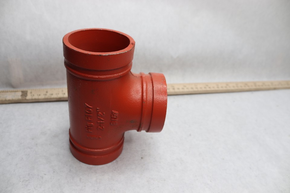 Gemlock G-Fire Grooved Pipe Tee 2-1/2" / 73.0 mm F107 | eBay
