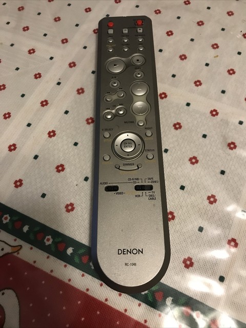 Genuine Denon Rc-1048 AV Receiver Remote Control Tested Working for ...