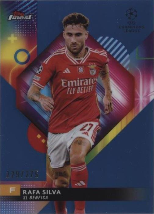2023-24 Topps Finest UEFA Club Competitions - Rafa Silva #40 Sky Blue ...