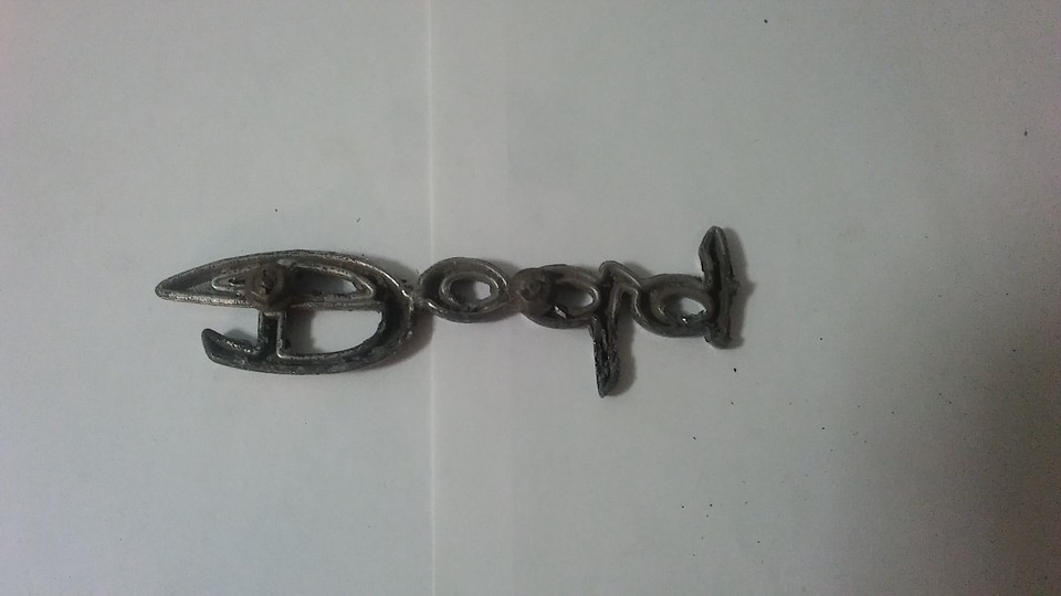 Vintage Dodge Script Emblem 1966 Dodge Dart | eBay