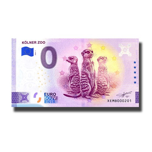 0 Euro Souvenir Banknote Kolner Zoo Germany XEMB 2024-7 | eBay