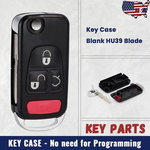 4B Remote Key Shell Case Fob for Mercedes Benz ML 320 430 SLK 230 320 ...