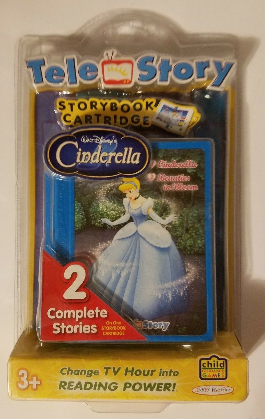 New Tele Story Cinderella Storybook Cartridge Walt Disney 2 TeleStory ...