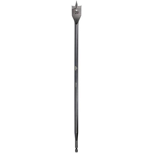 Qty 2 Long Spade Bit 26mm (1-1/8") x 400mm TurboBORE Alpha TS08L-26 ...