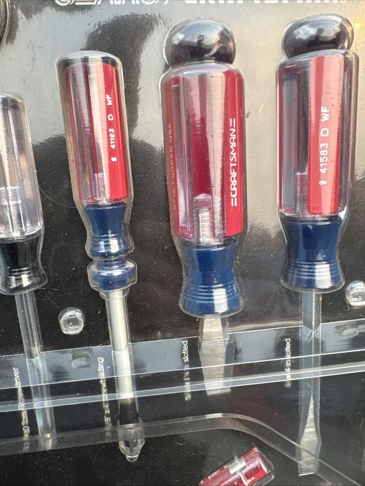 Sears Craftsman USA Nos Rare 22pc Double Like Logo Screwdriver Set ...
