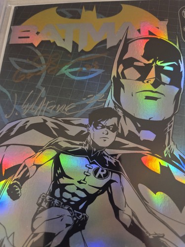 BATMAN COMMEMORATIVE SPYSCAPE 1 EXCLUSIVE FOIL SIGNED SIMONE ...