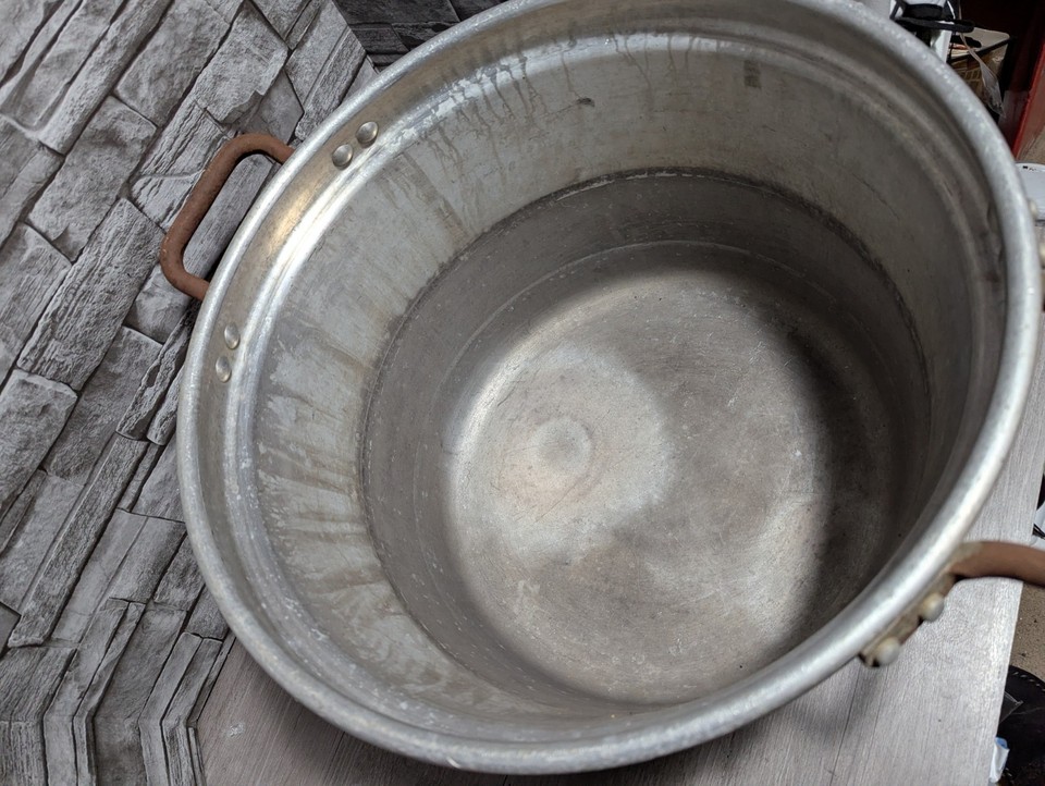 Large 18"x12" WWII 1944 Military Stock Pot w/Lid U.S. EACO Field ...