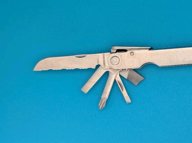 Leatherman Crunch Knife Pliers Multi Tool! *BROKEN NAIL FILE* NO ...