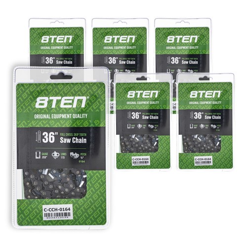 Chisel Skip Tooth Chainsaw Chain 36 Inch .058 3/8 115DL for Husqvarna 6 ...