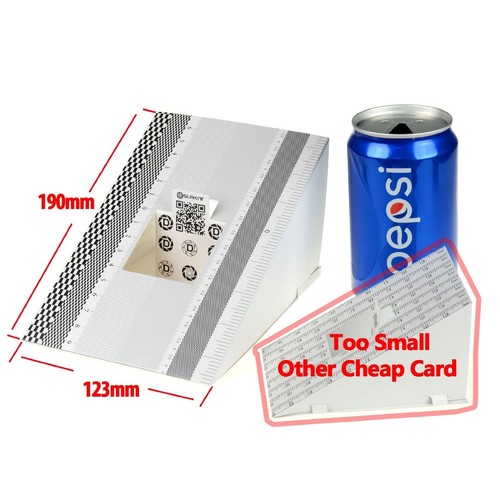 DSLRKIT Lens Focus Calibration Tool Alignment Ruler Folding Card(Pack ...