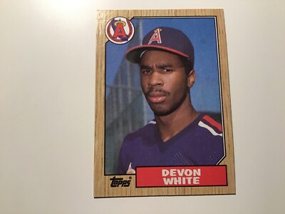 1987 Topps #139 Devon White Rookie Baseball Card Mint | eBay