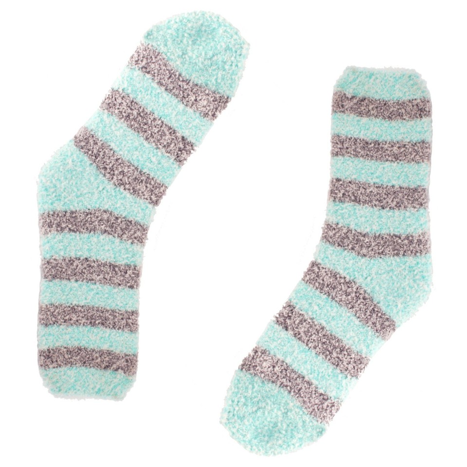 Chirpy Socks - Women's Soft Fuzzy Warm Cozy Striped Fuzzy Socks | eBay