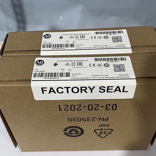 AB 1756-EN2T Ser C ControlLogix EtherNet/IP Module 1756EN2T Factory ...