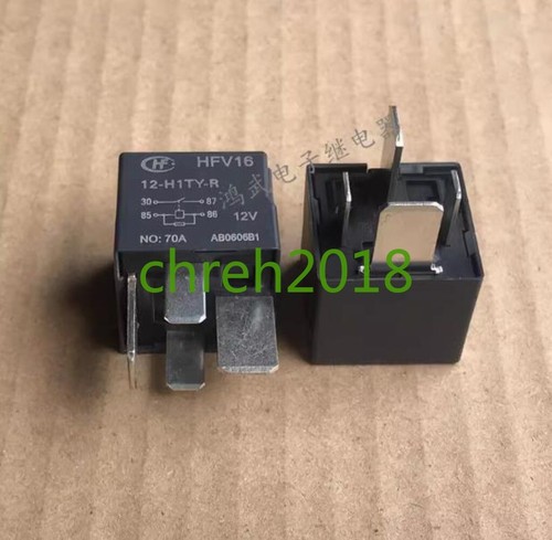 1 PCS NEW HFV16-12-H1TY-R 70A 12V 4-pin Hongfa Wide Foot Relay | eBay
