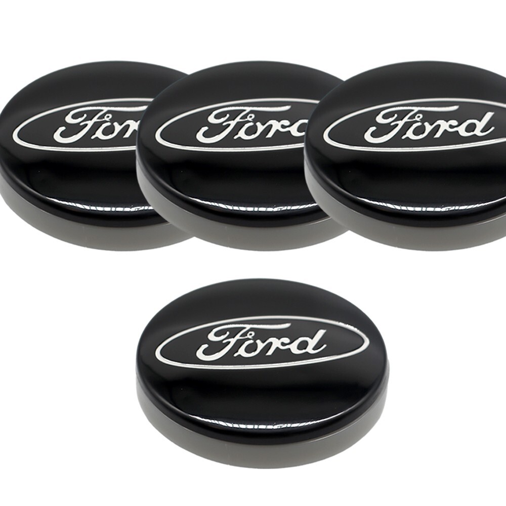 Set Of 4 For 54MM Wheels Center Caps 2-1/8" Hubcap Black Center Cap ...