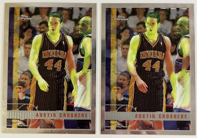 (2) - 1997-98 Chrome Austin Croshere Rookie #137 (Condition? You be the ...