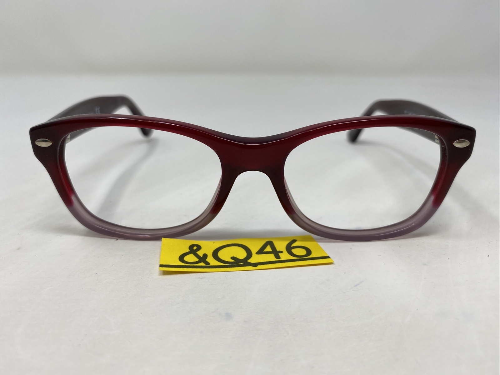Ray Ban RB 1528 3583 48-16-130 Red Berry Fade Full Rim Eyeglasses Frame ...