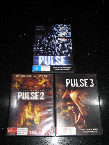 Pulse Trilogy - all 3 movies - DVD - Region 4 9337369031538 | eBay